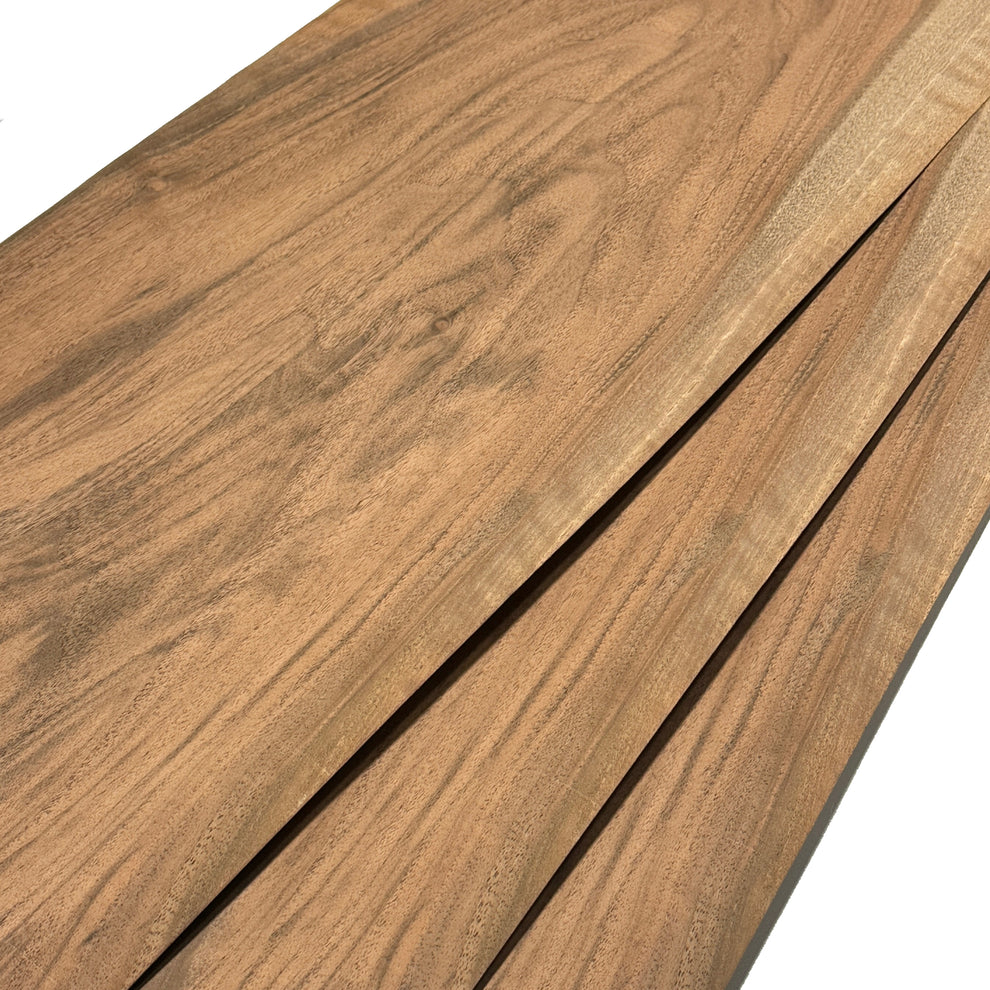 European Walnut crown cut wood veneer. Sheet 5ft x 10.5+" ( 152 x 27 ...