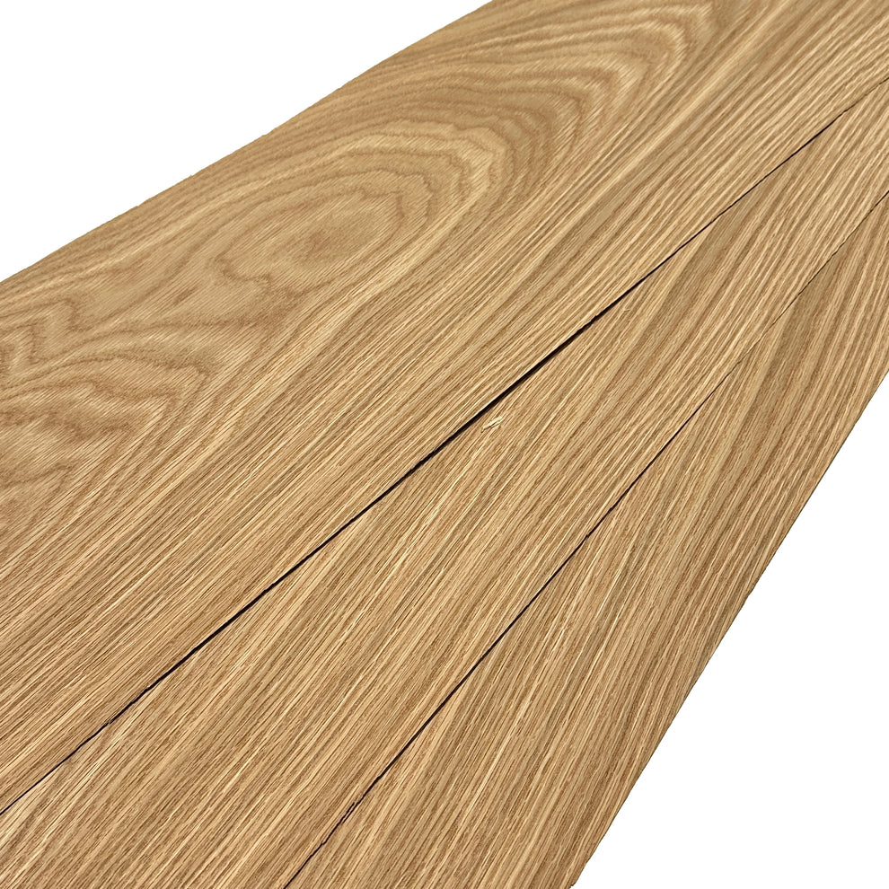 American Oak wood veneer. Crown cut sheet 6ft 10" x 8.5+" ( 210 x 21 ...
